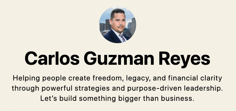 Carlos Guzman Reyes: Dream Again!